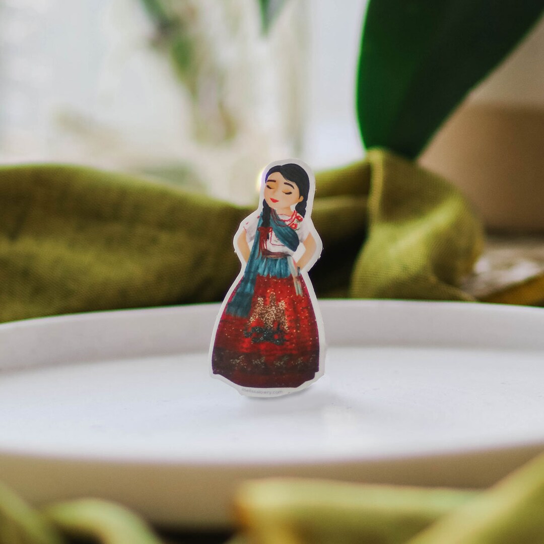 Mexicanita Sticker - Puebla, Folklorico, Mexican Folklore - Etsy