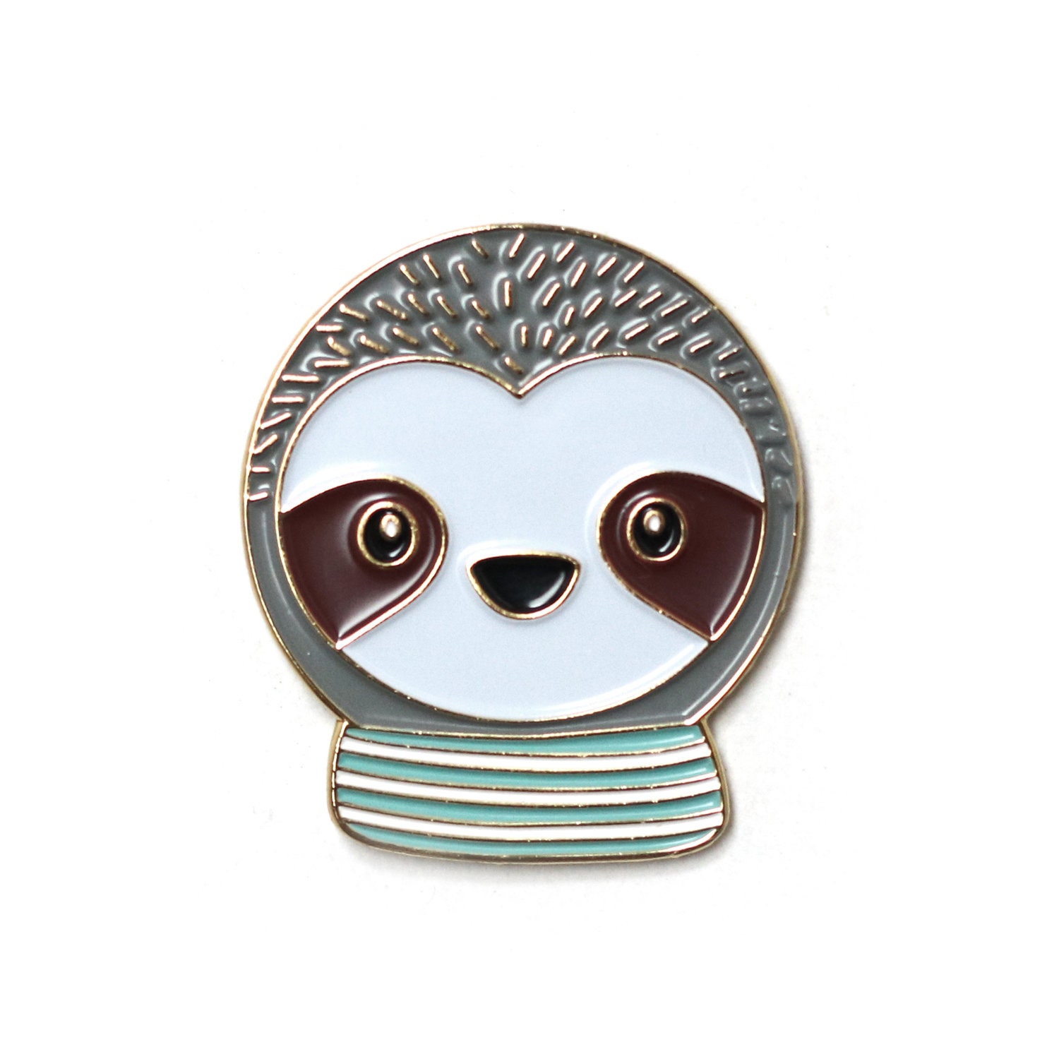 Simon Sloth, Enamel Pin - Etsy