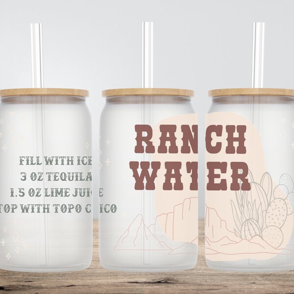 Ranch Water Cups - Etsy