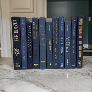 Navy Blue Books by the Foot - Bulk - Etsy