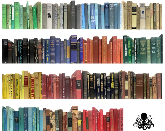 Vintage Decorative Books by the Foot | Choose Your Colors | Designer ...