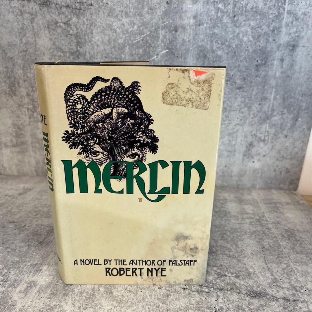 Merlin Book, by Robert Nye, 1979 Hardcover, First Edition, Vintage 4R2S ...
