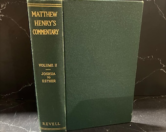 Matthew Henrys Commentary on the Whole Bible : Complete 6 Volumes - Etsy