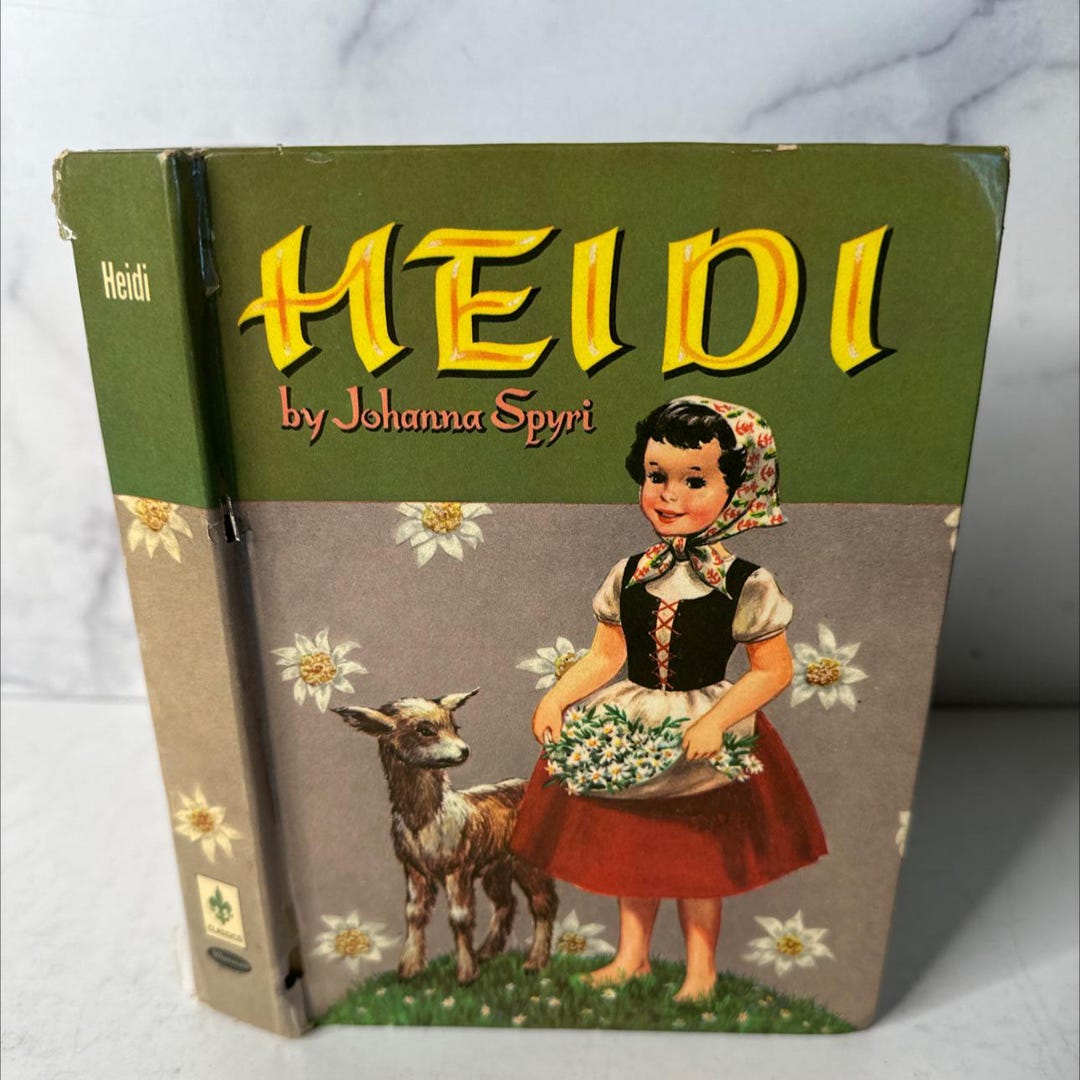 Heidi Book, by Johanna Spyri, 1955 Hardcover 6R2S_37 - Etsy