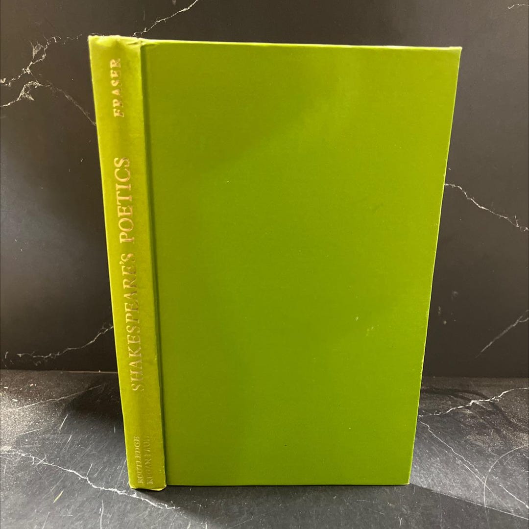 Shakespeare's Poetics in Relation to King Lear Book, by Russell A ...
