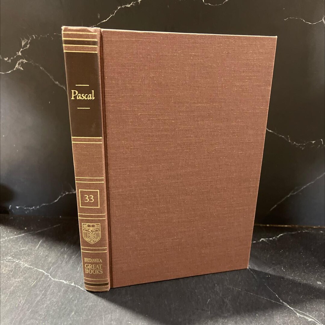Provincial Letters Pensées Scientific Treatises Book, by Blais Pascal ...