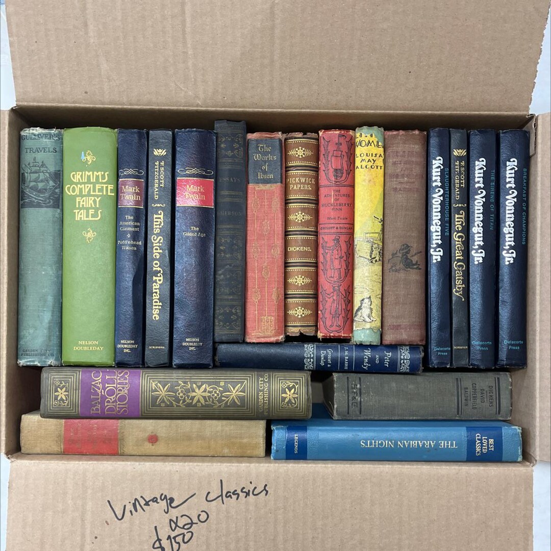 Vintage Classics Bundle 20 Books 3T4S4012 - Etsy