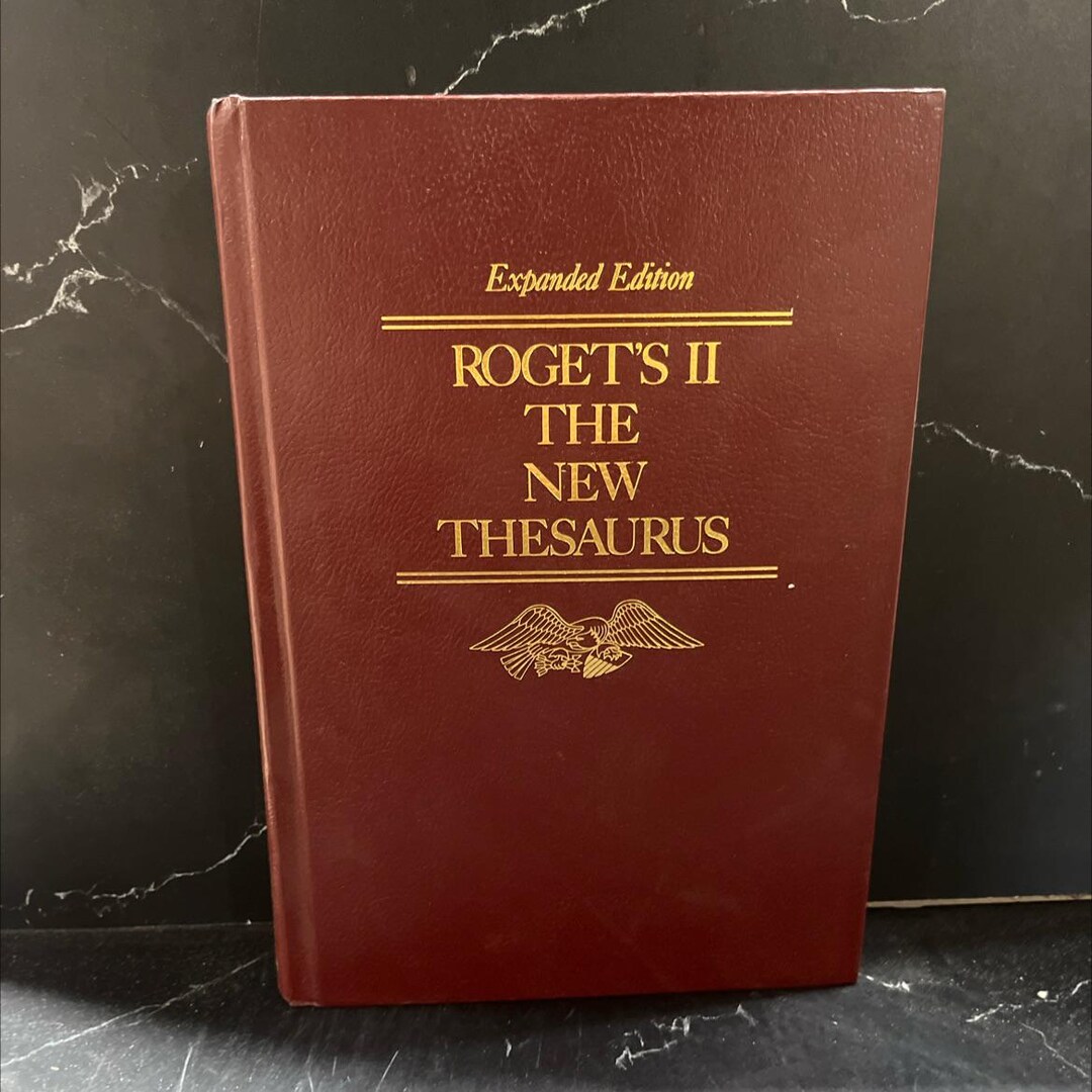 Roget's Ii Thesaurus of English Words and Phrases Book, by Anne D ...