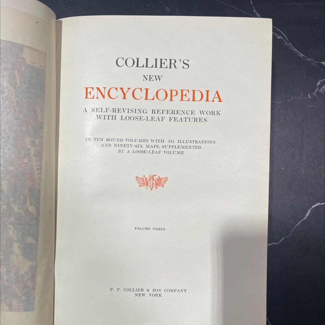Collier's New Encyclopedia a Self-revising Reference Work With Loose ...