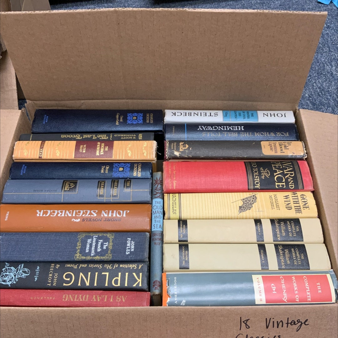 Vintage Classics Book Collection 2 PR1518 - Etsy