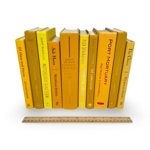 Yellow Hardcover Books - Bulk - Etsy