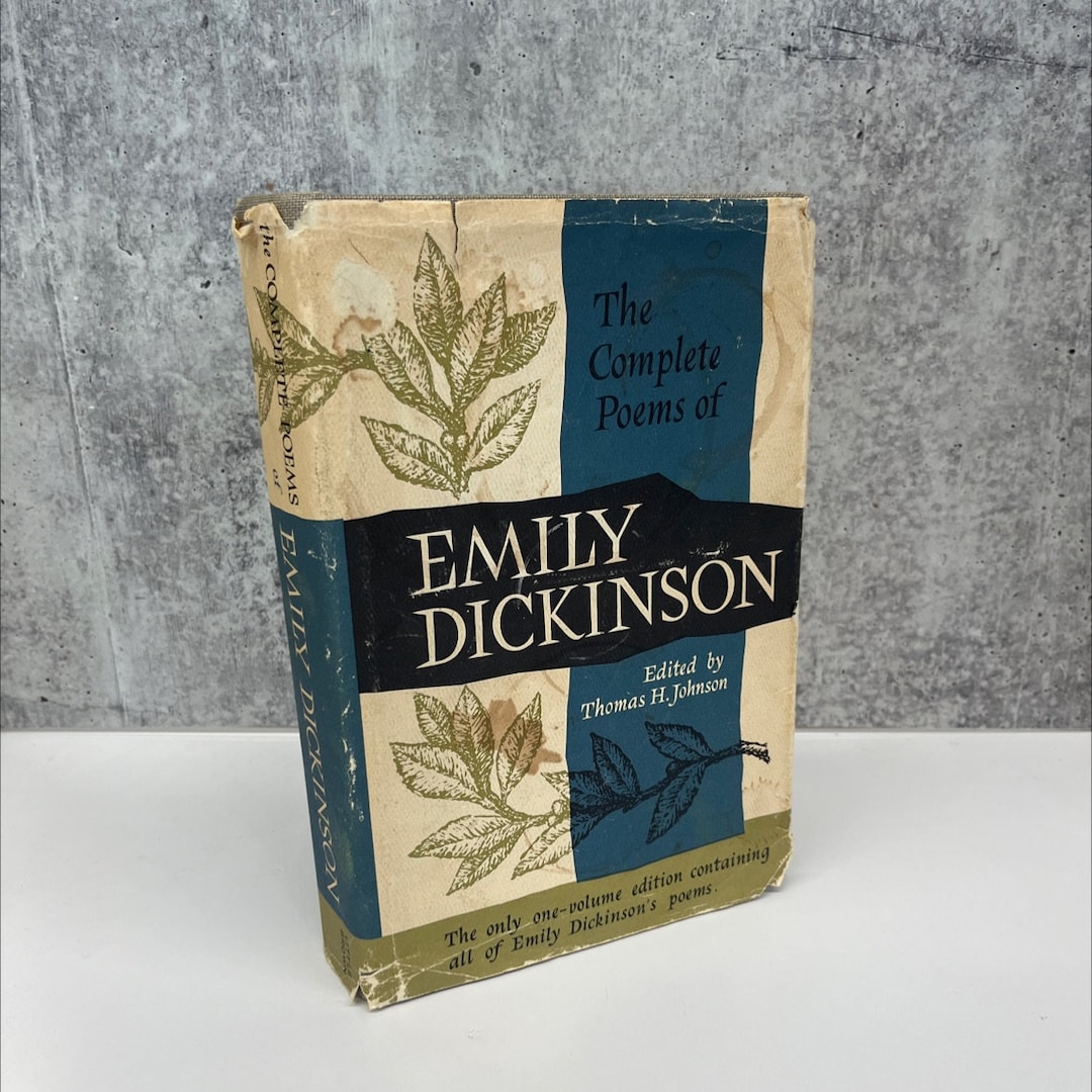 The Complete Poems of Emily Dickinson Book 4BOB1S1006 - Etsy