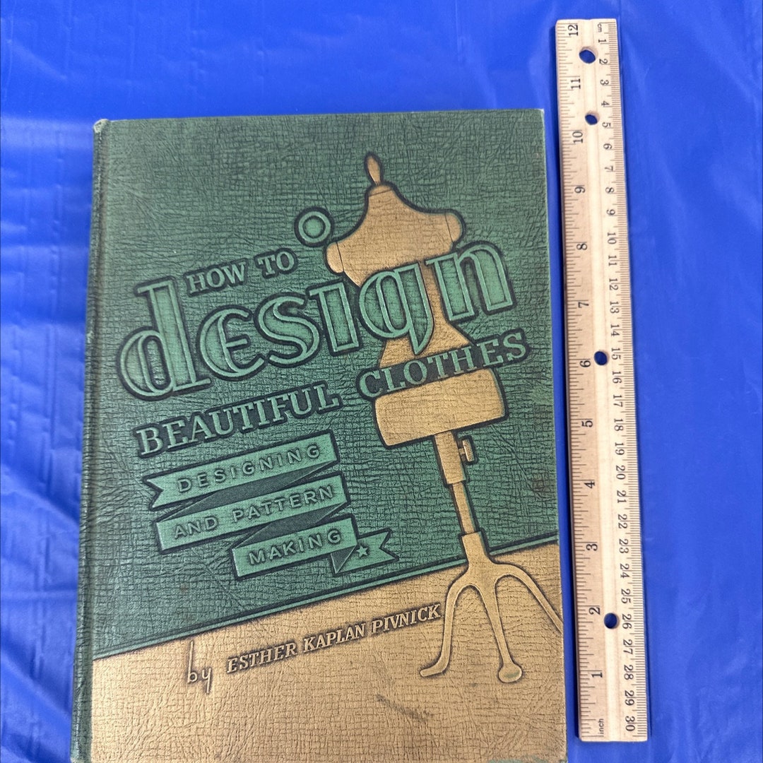 How to Design Beautiful Clothes, 1949, Vintage Fashion Book Rack1s41 - Etsy