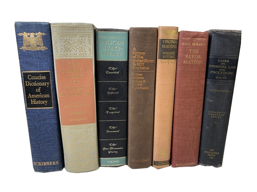 VINTAGE XL Decorative Books | Extra Large Vintage Books | 5pack or ...