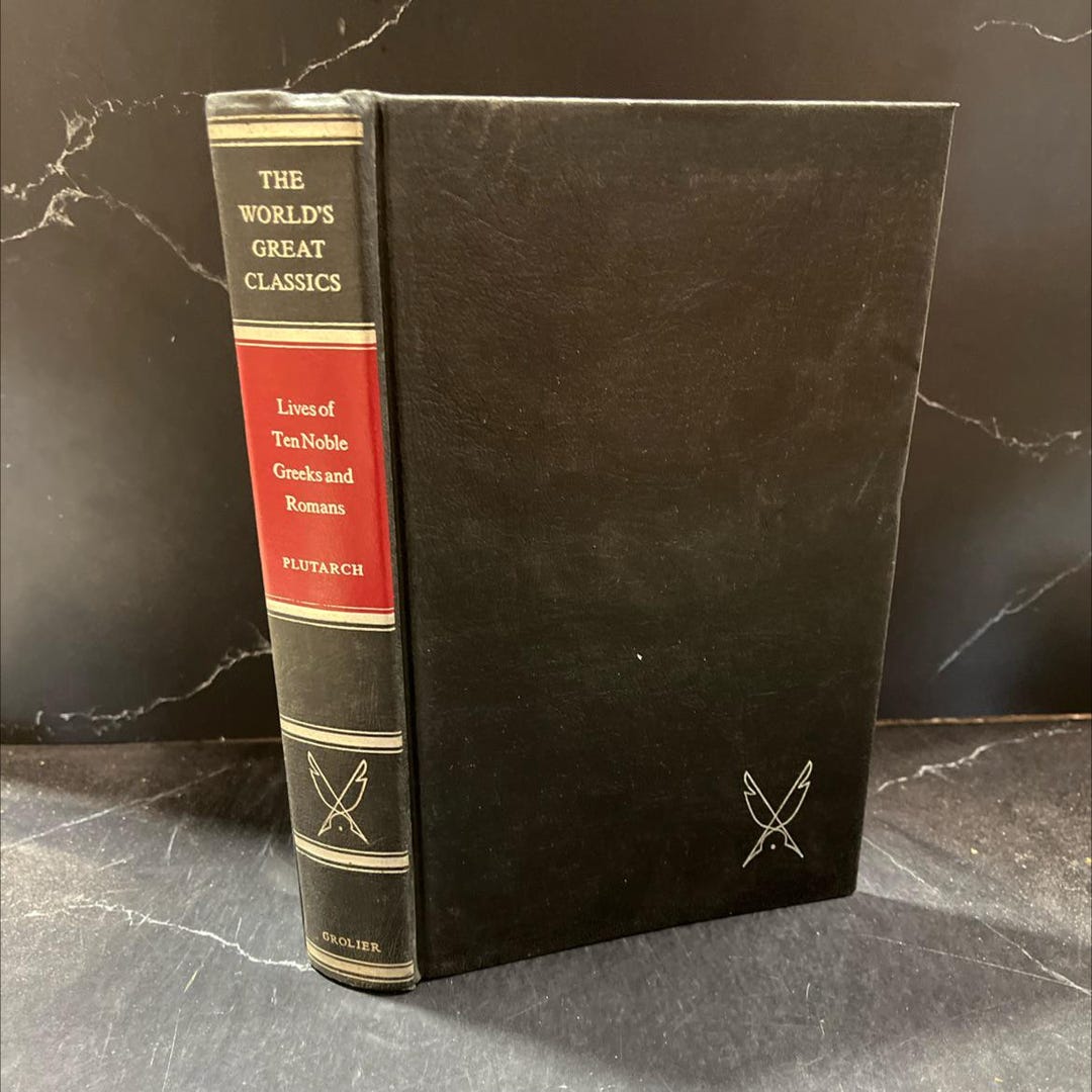 Lives of Ten Noble Greeks and Romans Book, by Plutarch, 1970 Hardcover ...