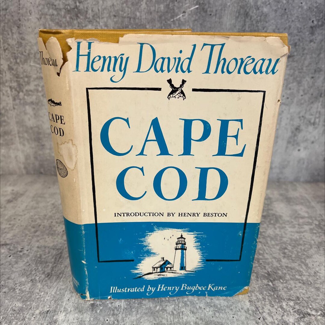 Cape Cod Book, by Henry David Thoreau, 1951 Hardcover, Vintage 4R4S_172 ...