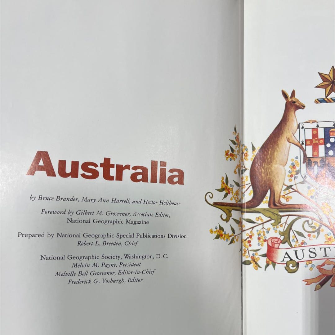Australia Book, by Bruce Brander, Mary Ann Harrell, Hector Holthouse ...