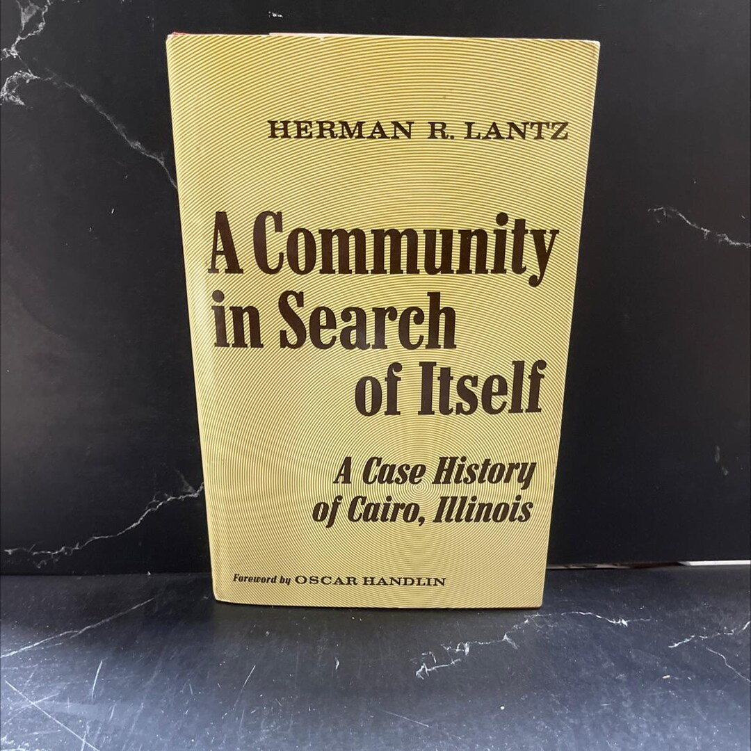 A Community in Search of Itself a Case History of Cairo Illinois Book ...