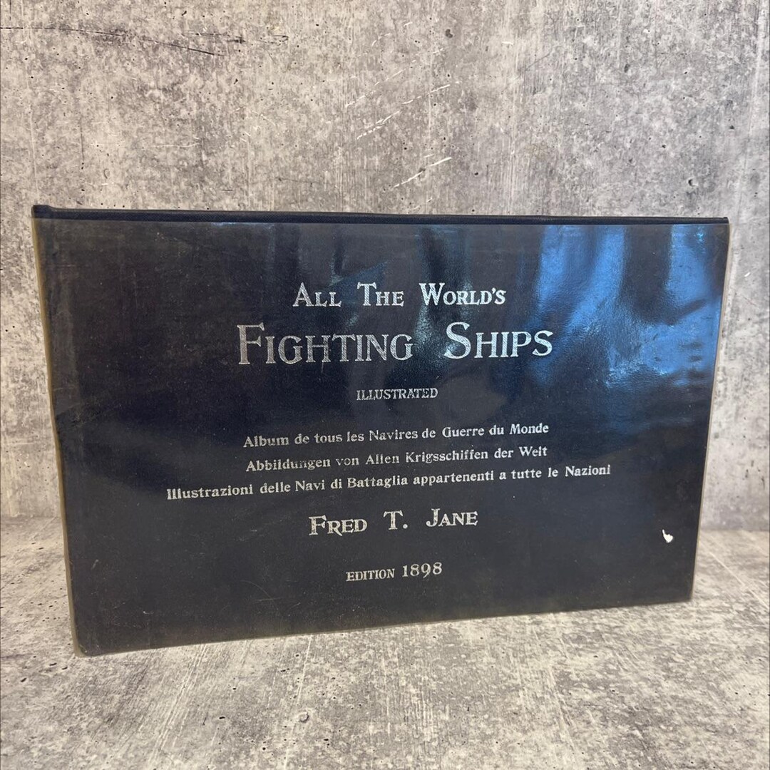 All the World's Fighting Ships Illustrated Book, by Fred T. Jane, 1986 ...