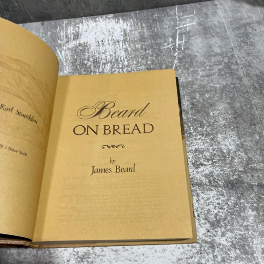 Beard on Bread Book, by James Beard, 1973 Hardcover RARE-R62-B8-D_105 ...