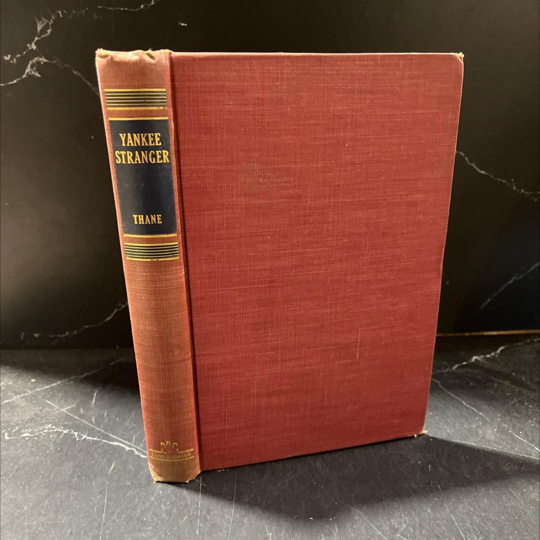 Yankee Stranger Book, by Elswyth Thane, 1944 Hardcover RARE-R68-B10-C ...