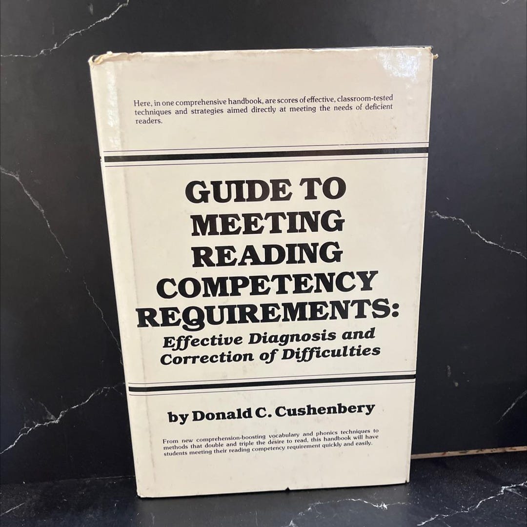 Guide to Meeting Reading Competency Requirements Book, by Donald C ...