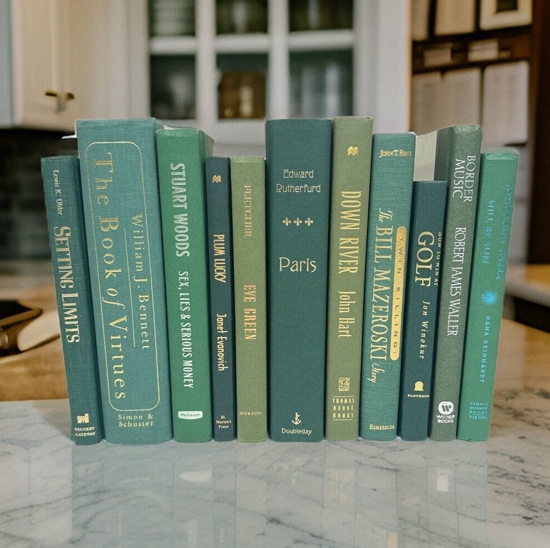 Dark Green Books by Color - Etsy