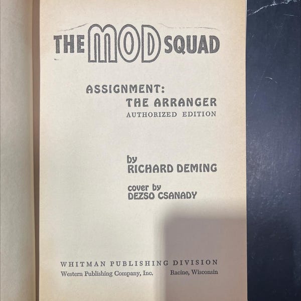 Mod Squad Book - Etsy