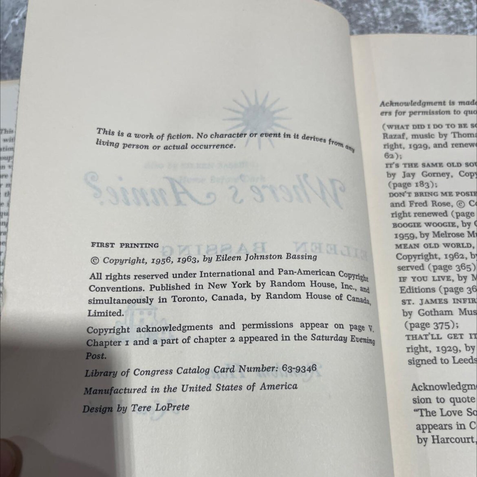 Where's Annie? Book, by Eileen Bassing, 1963 Hardcover RARE-R65-B7-J_66 ...