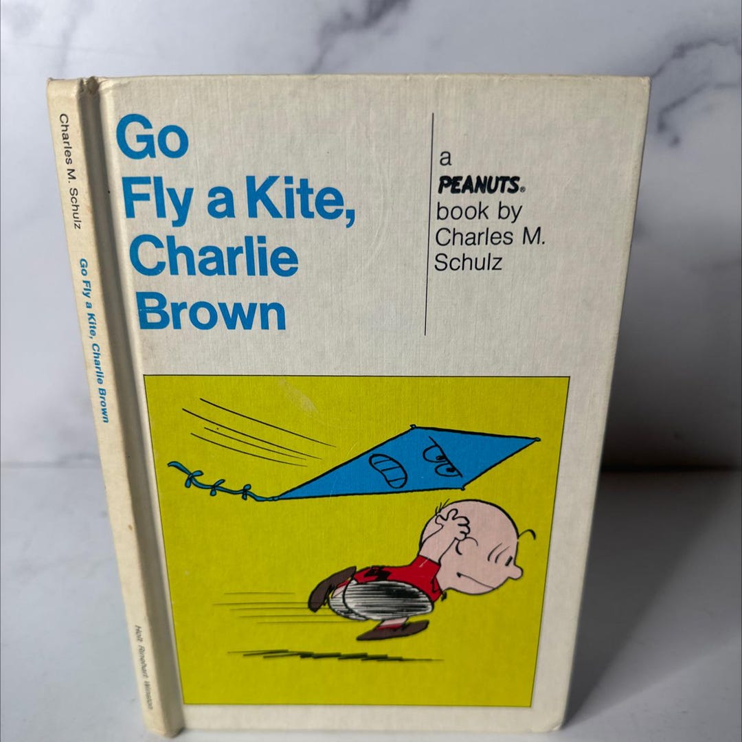 Go Fly a Kite, Charlie Brown Book, by Charles M. Schulz, 1960 Hardcover ...