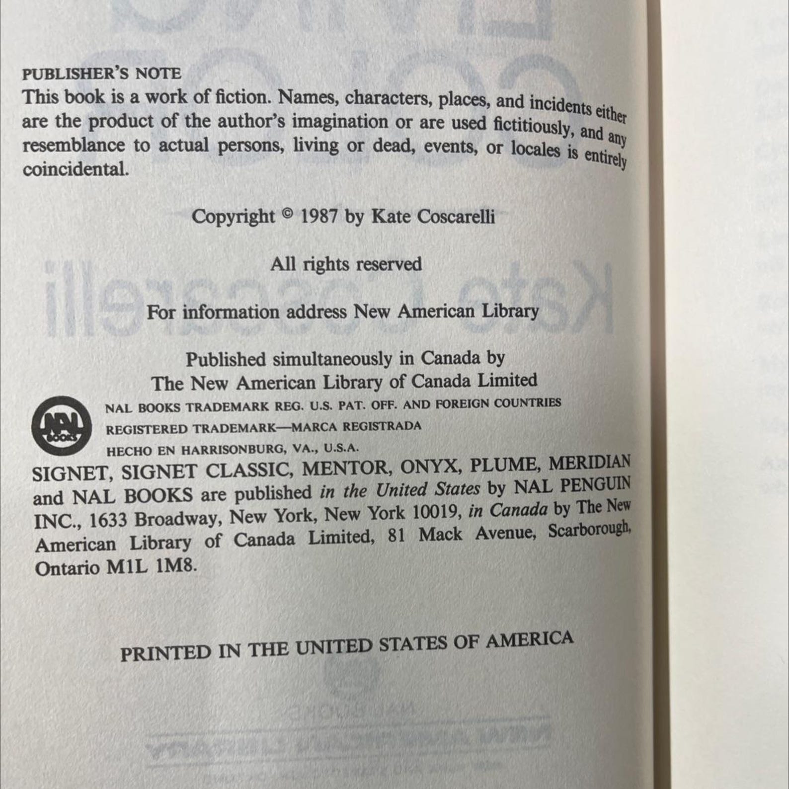 Living Color Book, by Kate Coscarelli, 2008 Hardcover RARE-R64-B7-C_152 ...