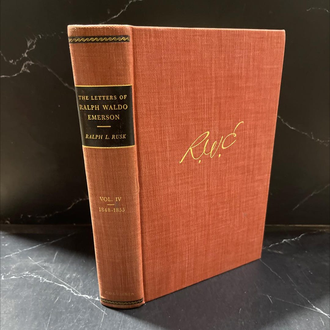 The Letters of Ralph Waldo Emerson Book, by Ralph L. Rusk, 1939 ...
