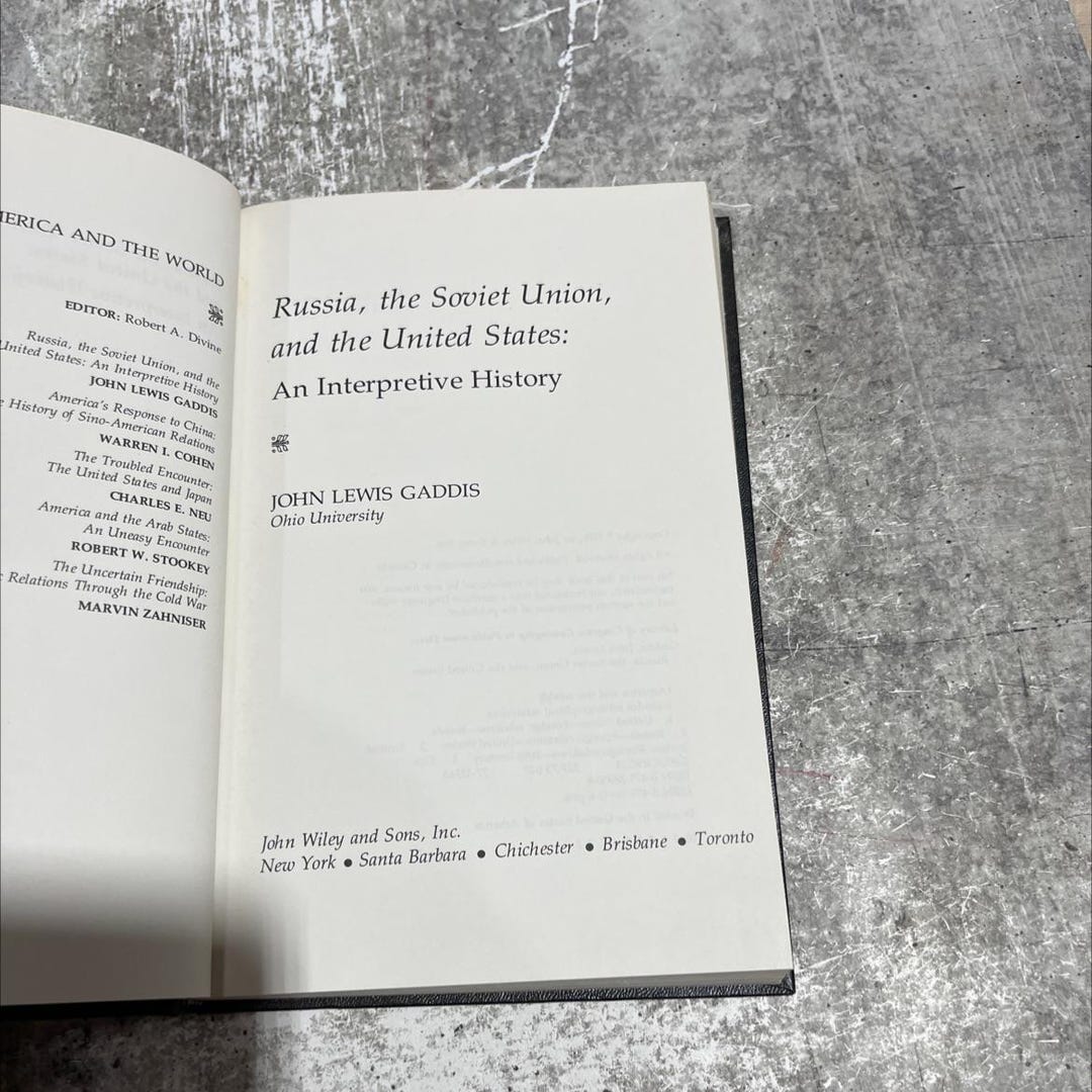 Russia, the Soviet Union, and the United States: an Interpretive ...