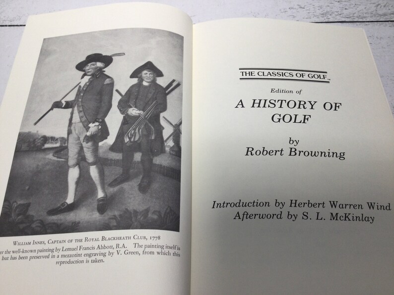 Rare Book A History of Golf: the Royal and Ancient Game - Etsy