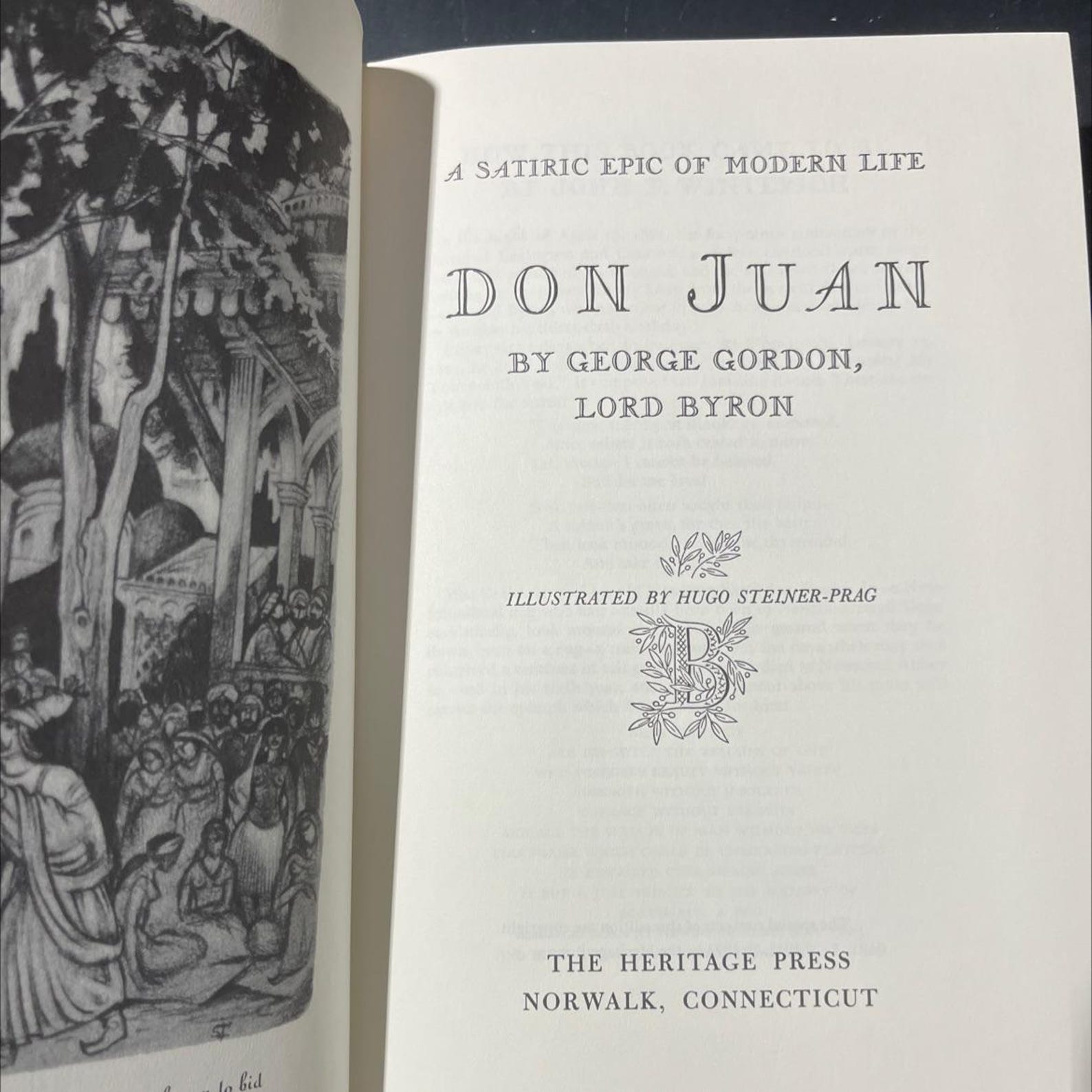 Don Juan Book, by George Gordon, Lord Byron, 1971 Hardcover RARE-R70-B7 ...