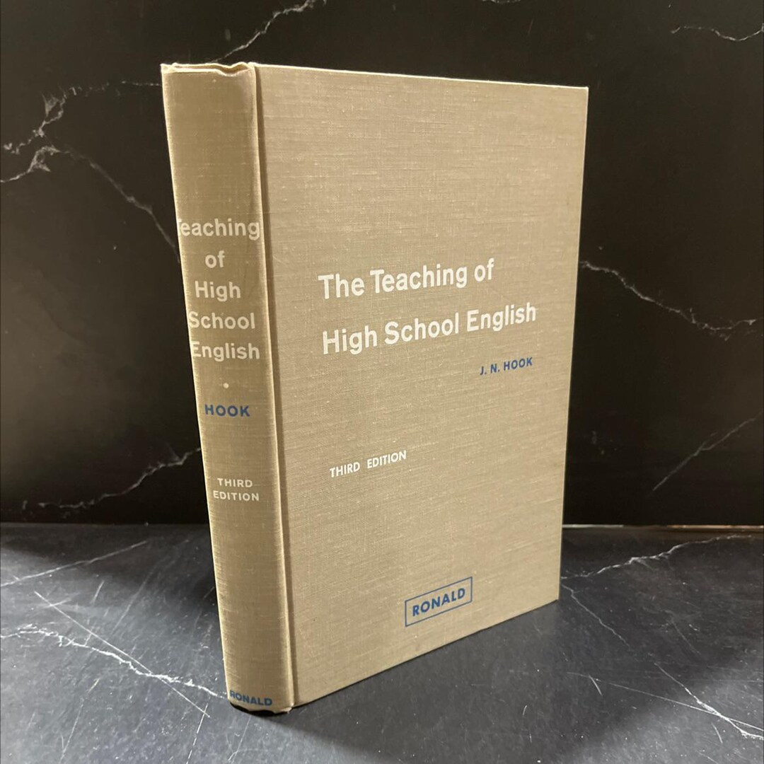 The Teaching of High School English Book, by J. N. Hook, 1965 Hardcover ...