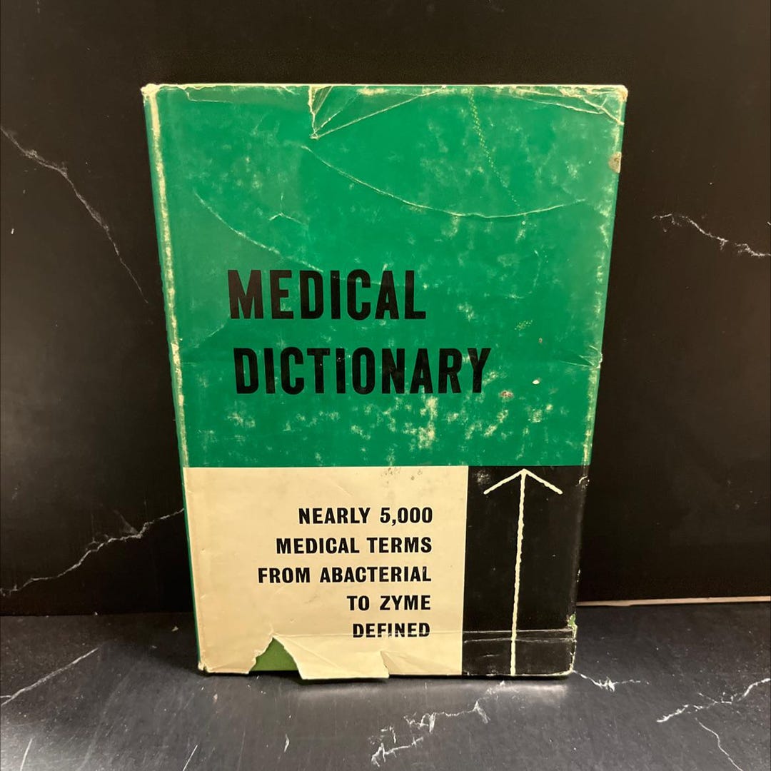 Medical Dictionary Book, by Unknown, 1963 Hardcover RARE-R67-B9-D_54 - Etsy