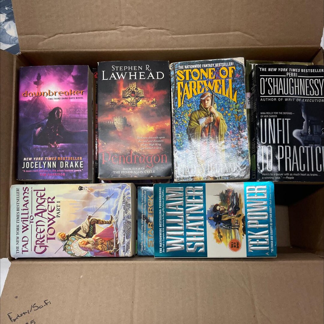 Mass Market Sci Fi Fantasy Bundle 35 Books 3T1S7004 - Etsy