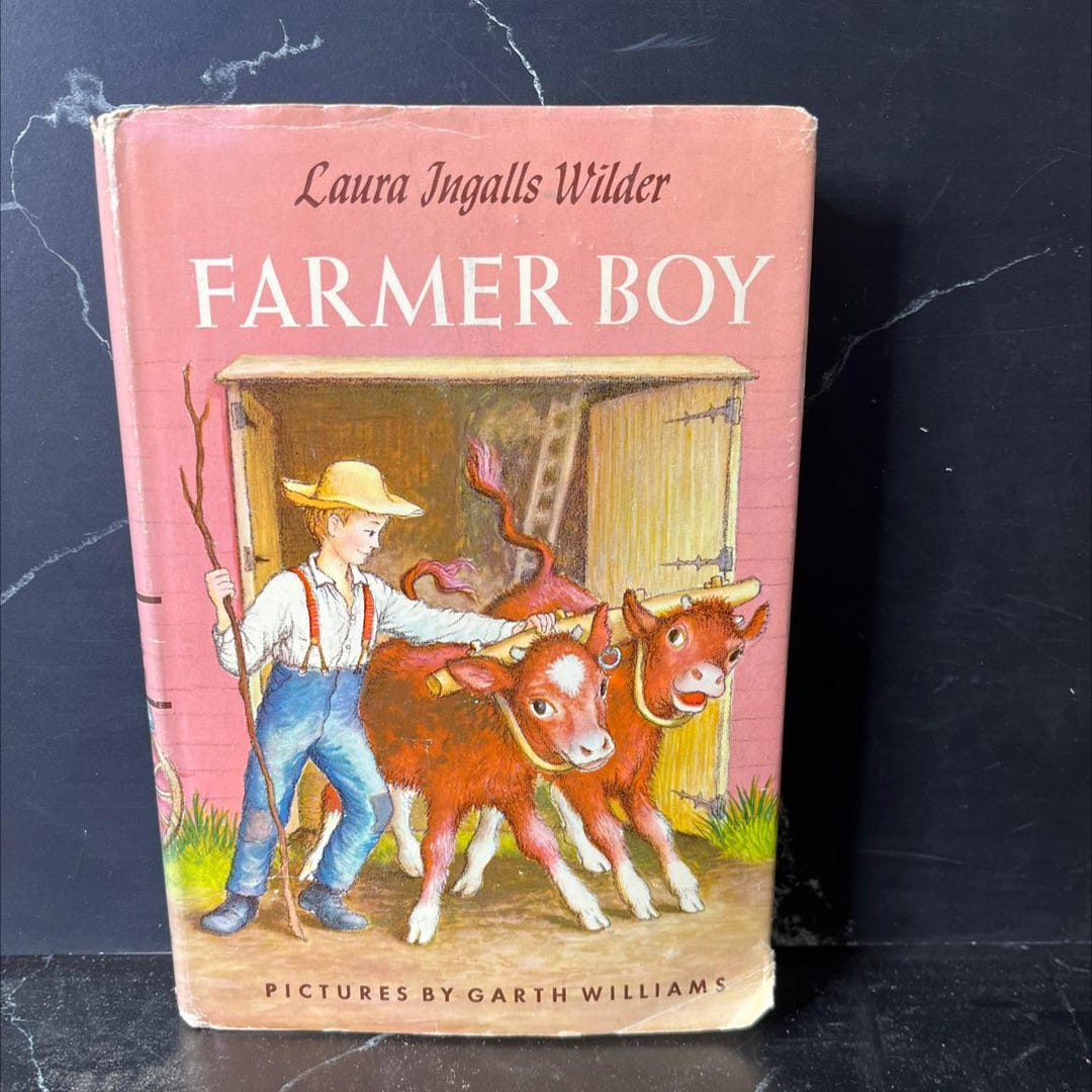 Farmer Boy Book, by Laura Ingalls Wilder, 1953 Hardcover, Vintage 8R3S ...