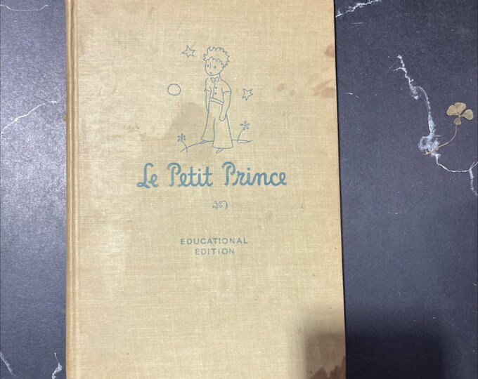 Le Petit Prince Book, by Antoine De Saint-exupery, 1946 Hardcover RARE ...