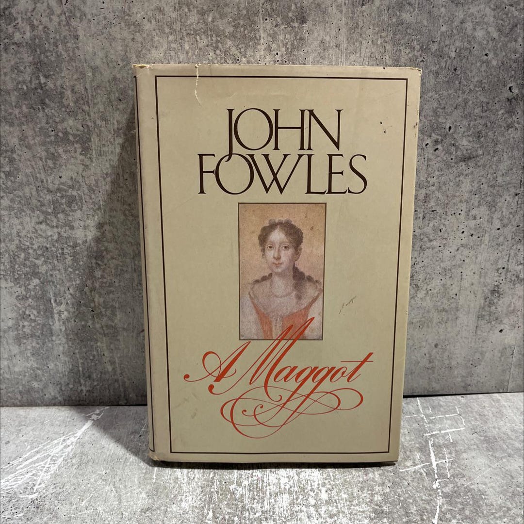 A Maggot Book, by John Fowles, 1985 Hardcover RARE-R70-B8-E_180 - Etsy