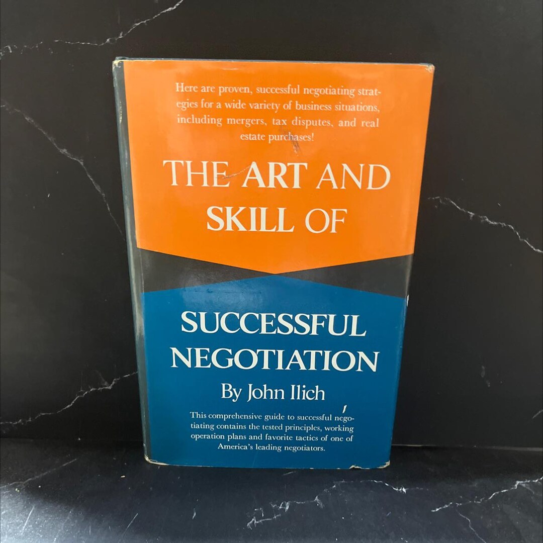 The Art and Skill of Successful Negotiation Book, by John Ilich, 1973 ...