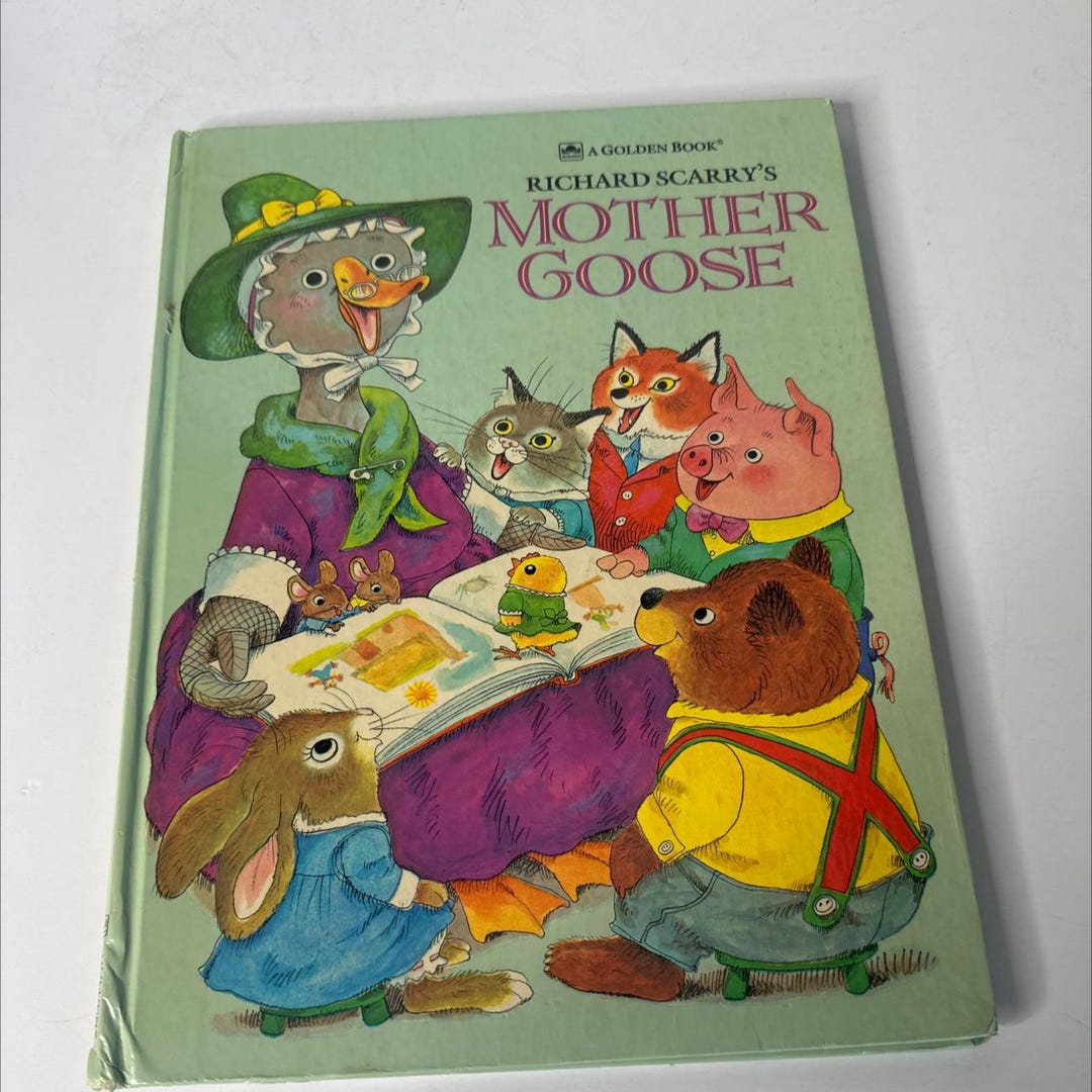 Richard Scarry's Mother Goose Book, by Richard Scarry, 1983 Hardcover ...