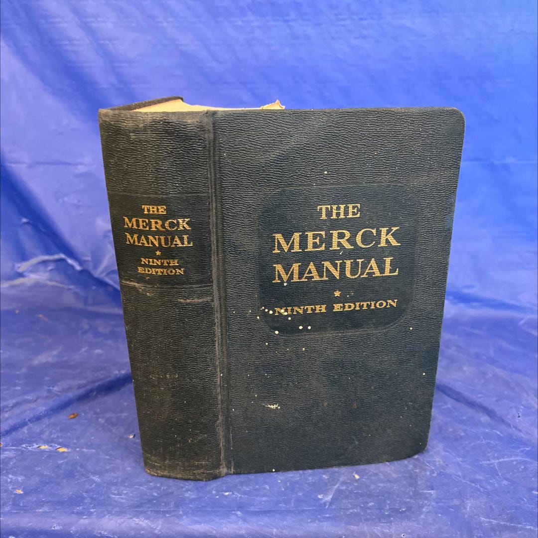 The Merck Manual Diagnosis and Therapy Book, by Charles E. Lyght, M.D ...