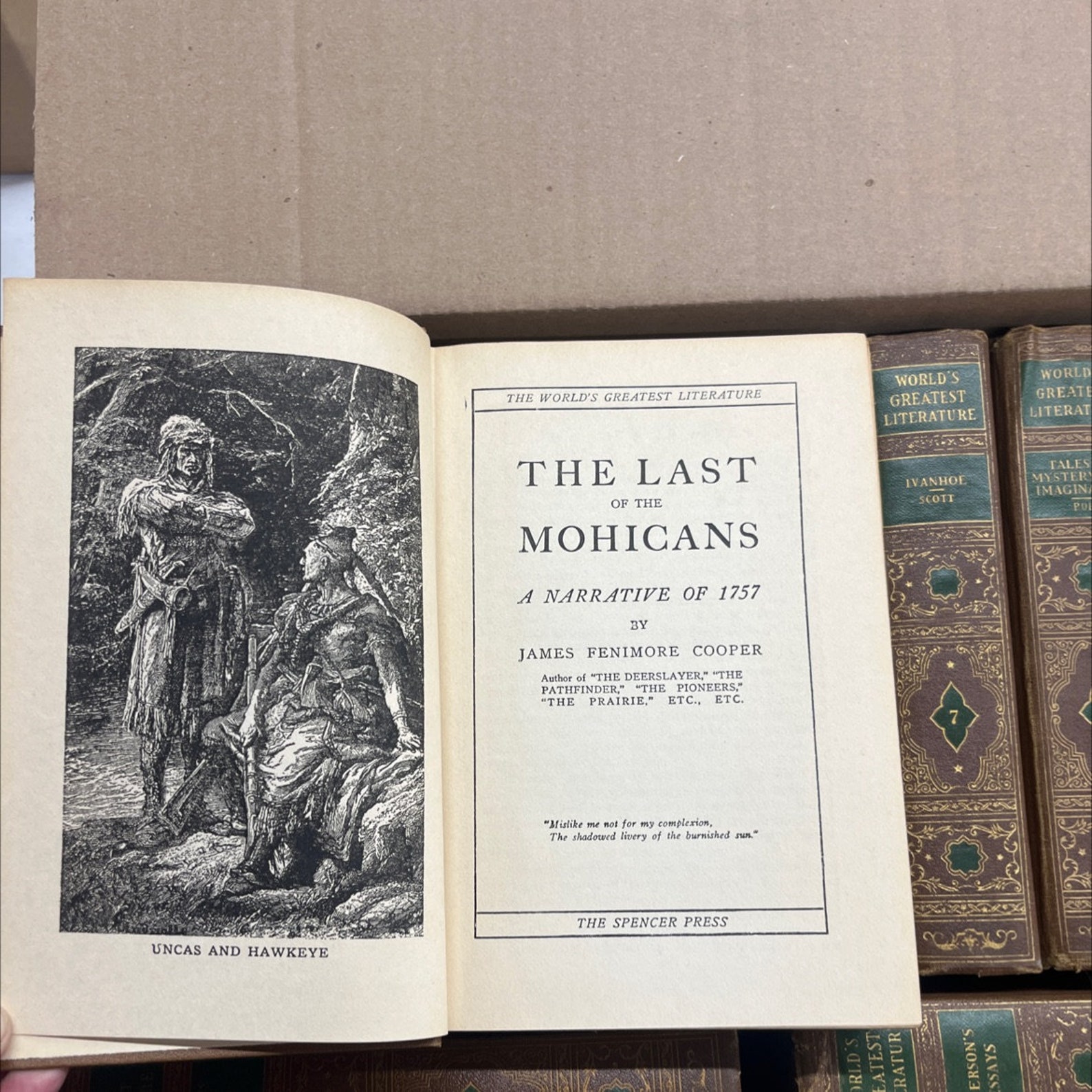 Vintage 1936 Spencer Press: Worlds Greatest Literature 14 Books ...