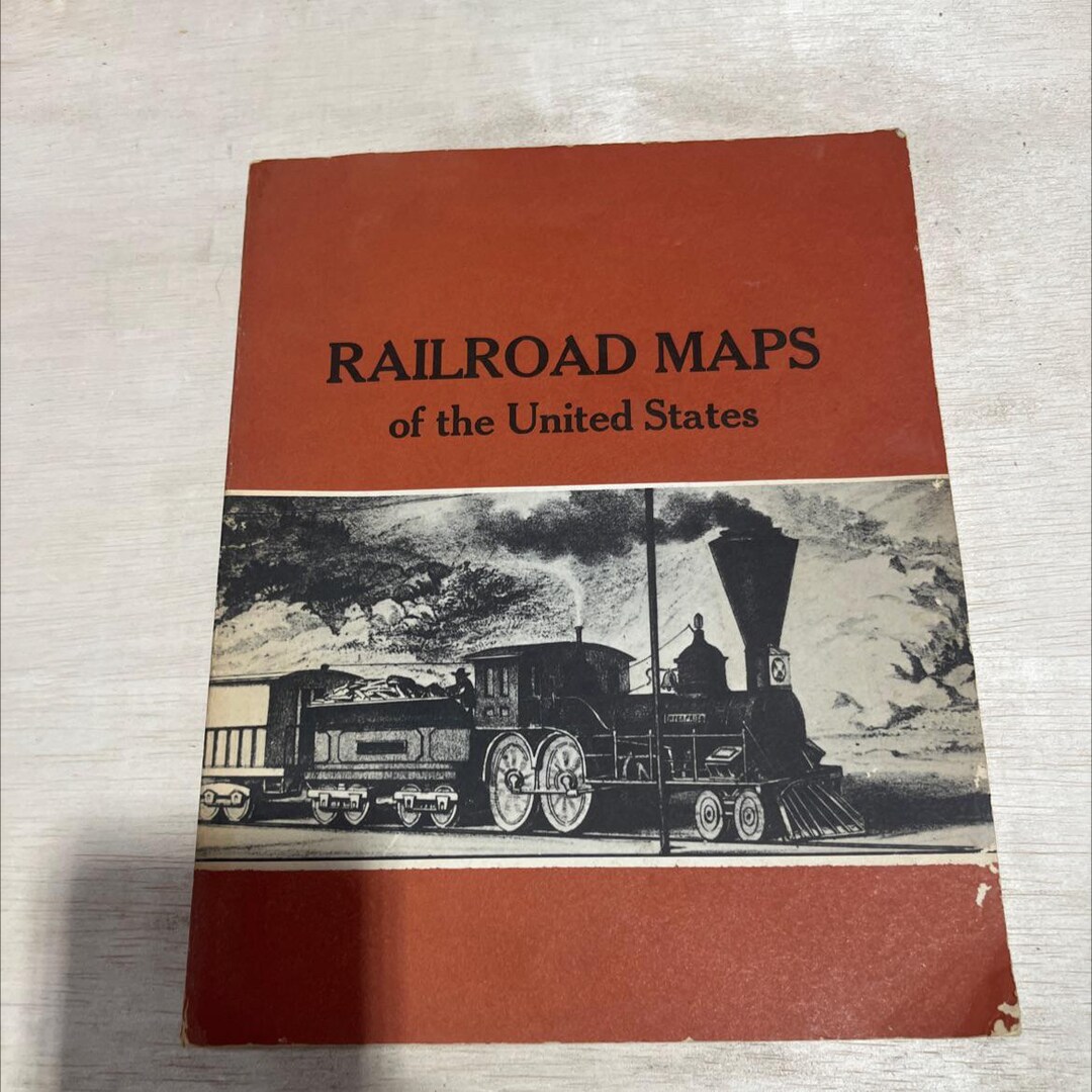Railroad Maps of the United States Book, by Andrew M. Modelski, 1975 ...