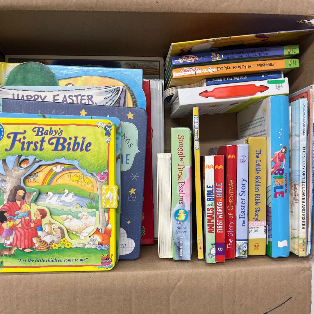 Kids Christian Mix, Baby Bibles and More 35 Books 3T3S4459 - Etsy