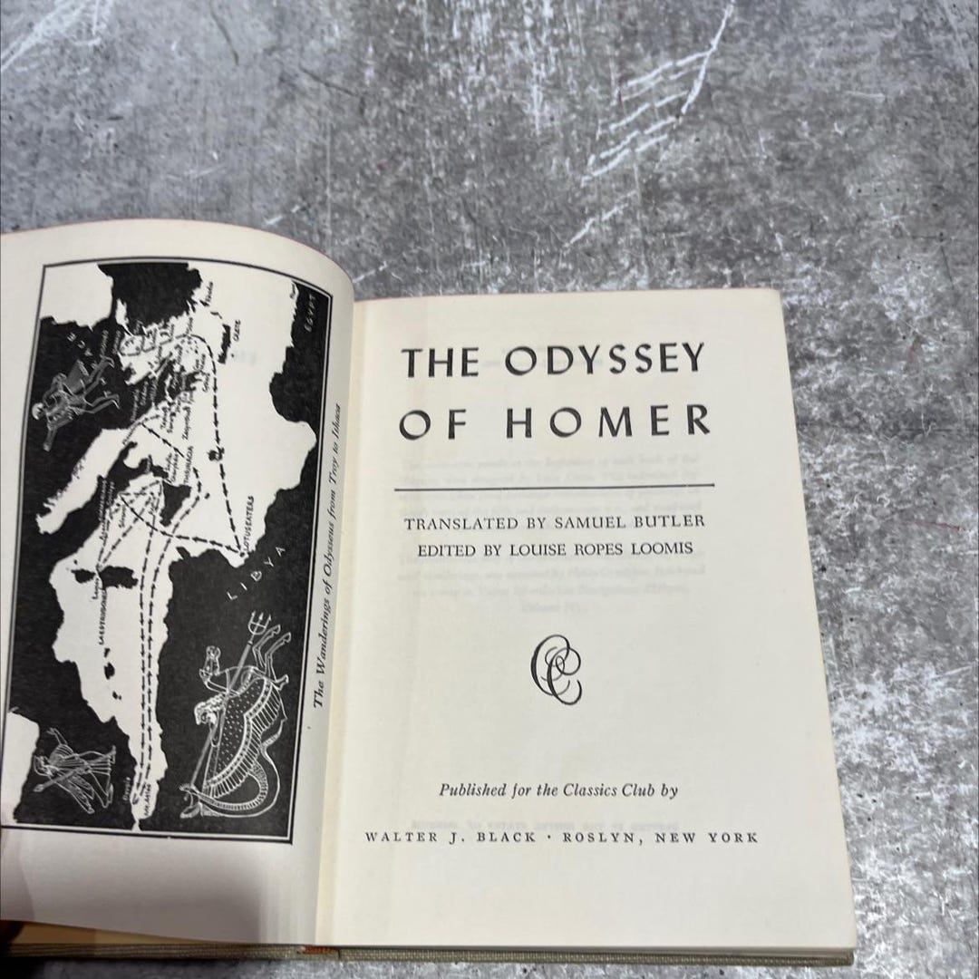 The Odyssey of Homer Book, by Homer, 1944 Hardcover RARE-R66-B7-B_124 ...