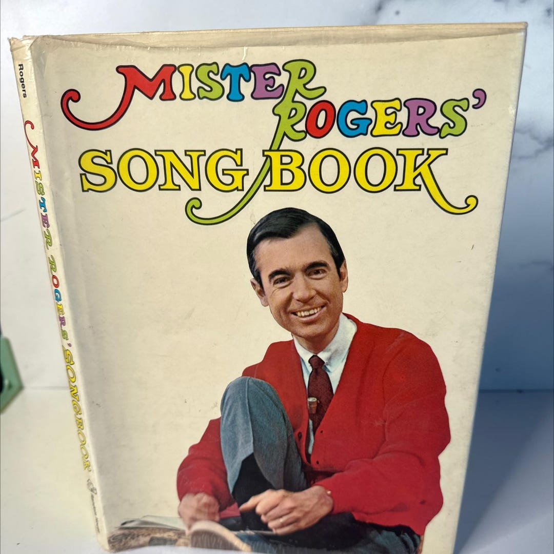 Mister Rogers Songbook Book, by Fred Rogers, 1970 Hardcover Random ...