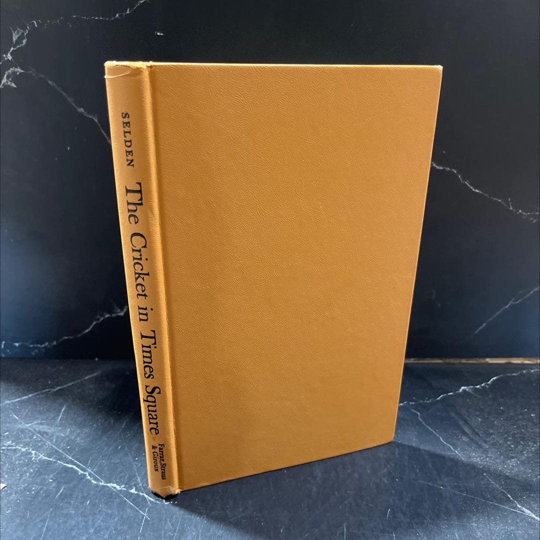The Cricket in Times Square Book, by George Selden, 1960 Hardcover RARE ...